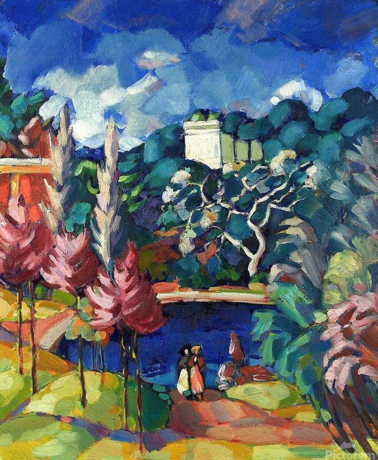 Itaalia Maastik [Italian Landscape] [1922–23] by Konrad Mägi [1878–1925 ...